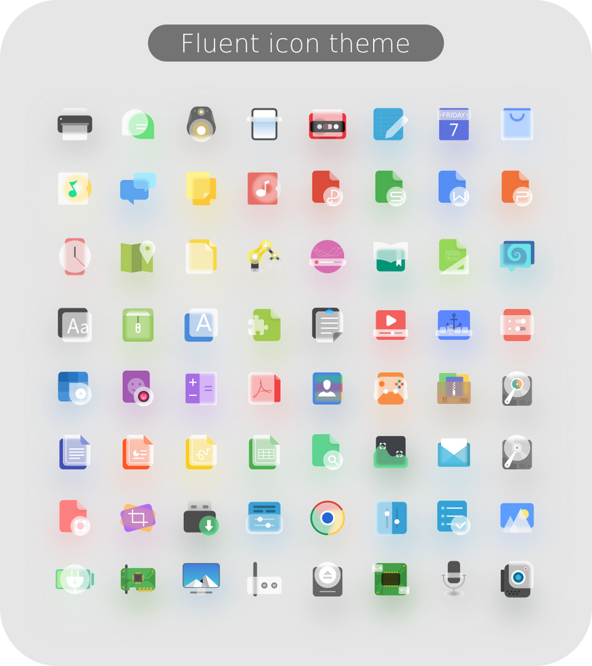 Fluent Icon Theme By Vinceliuice On Deviantart
