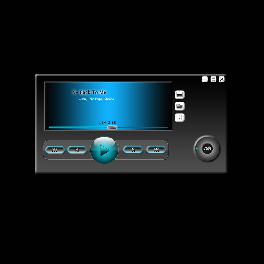 Media Player GUI By Manutdrules3 On DeviantArt