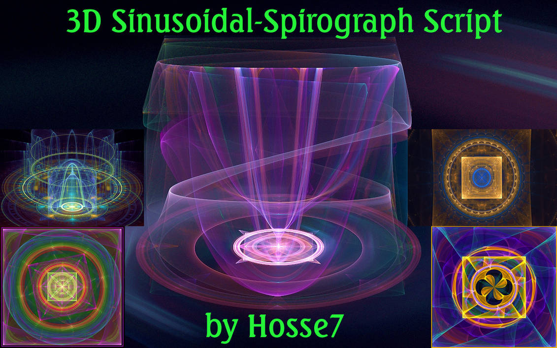 3D Sinusoidal Spirogaph Script By Hosse7 On DeviantArt