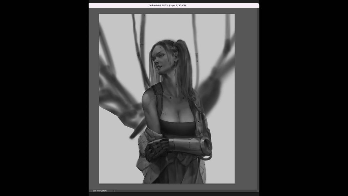 Progress Warmup Sketch By TheRafaArts On DeviantArt