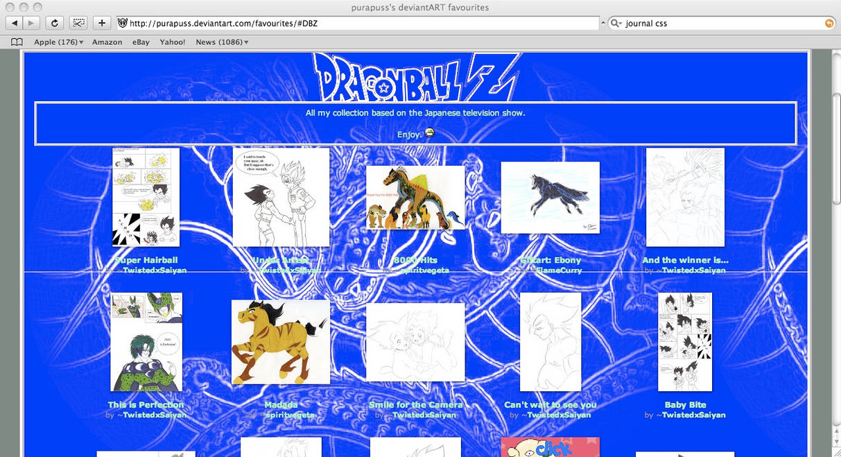 DBZ Gallery CSS By Purapuss On DeviantArt