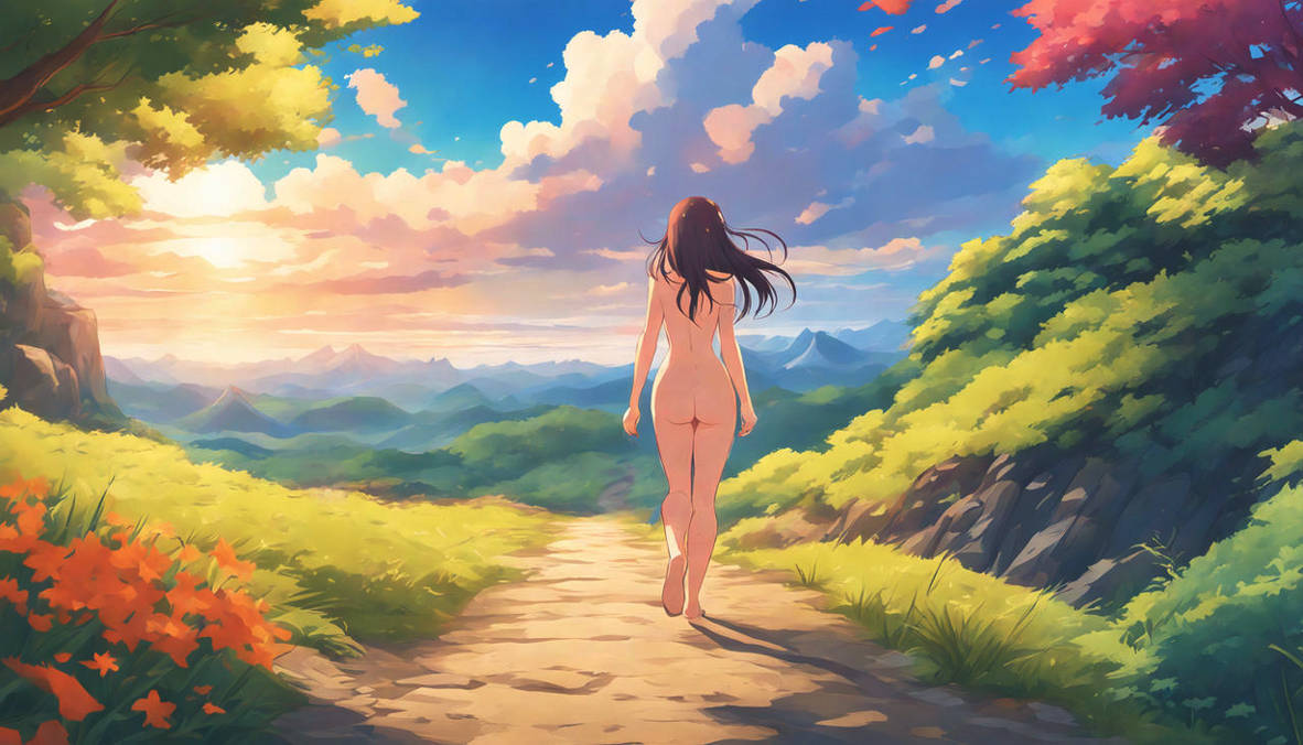 A Naked Woman Walking By Kiziev On DeviantArt