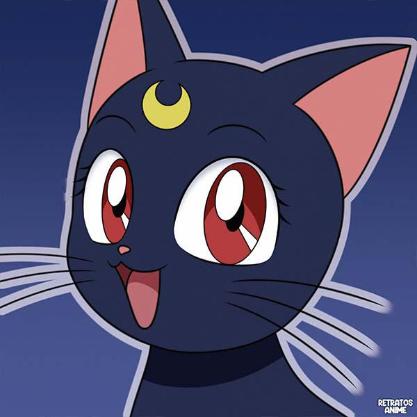 Luna Sailor Moon By Retratosanime On Deviantart