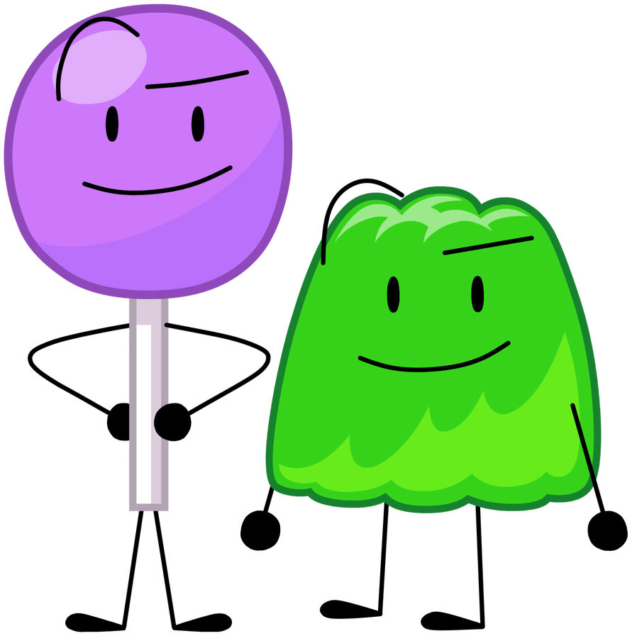 Gelatin And Lollipop From Battle For Dream Island By Skinnybeans17 On Deviantart