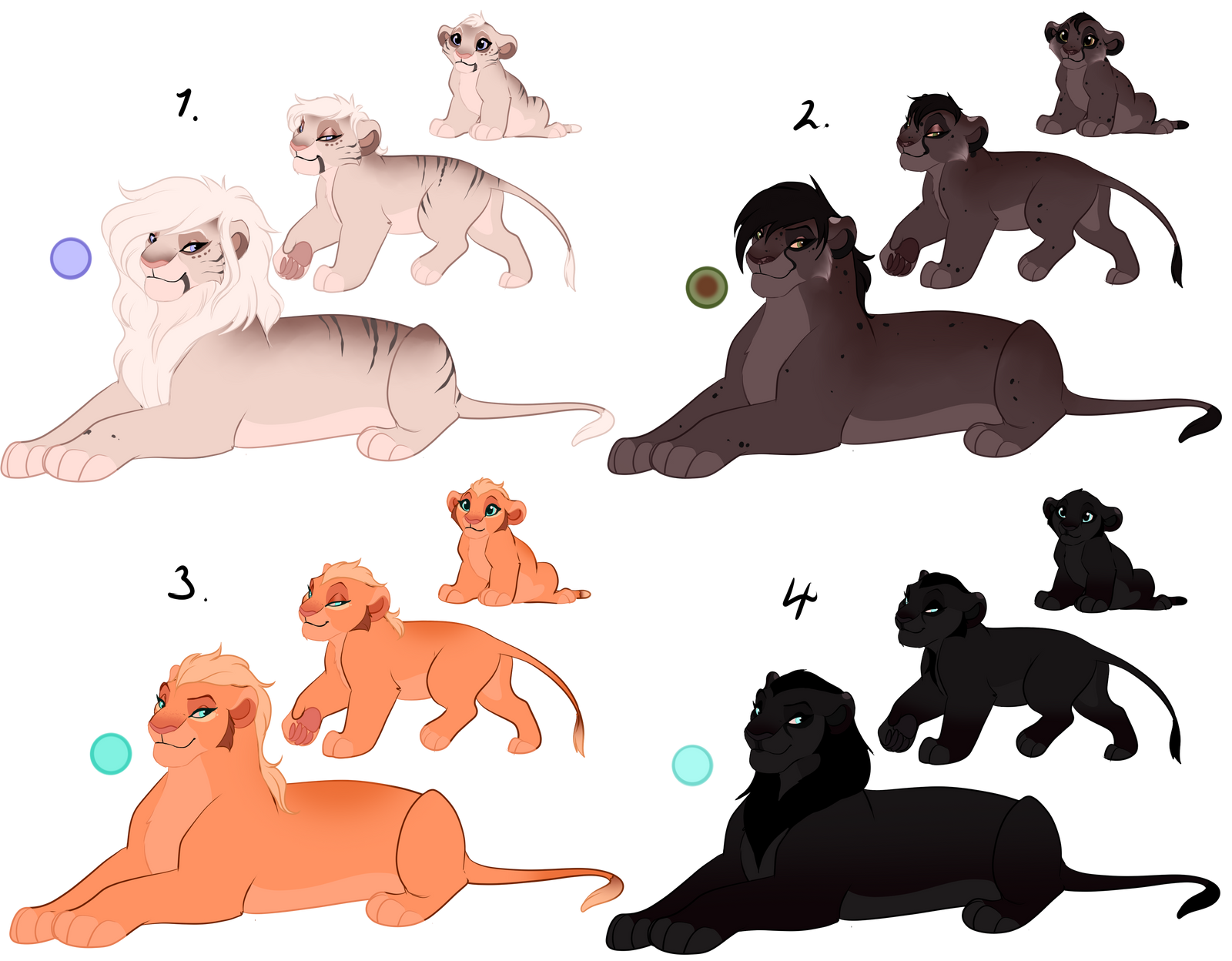 Maned Lioness Collab With Miviiii Adoptclosed By Beestarart On