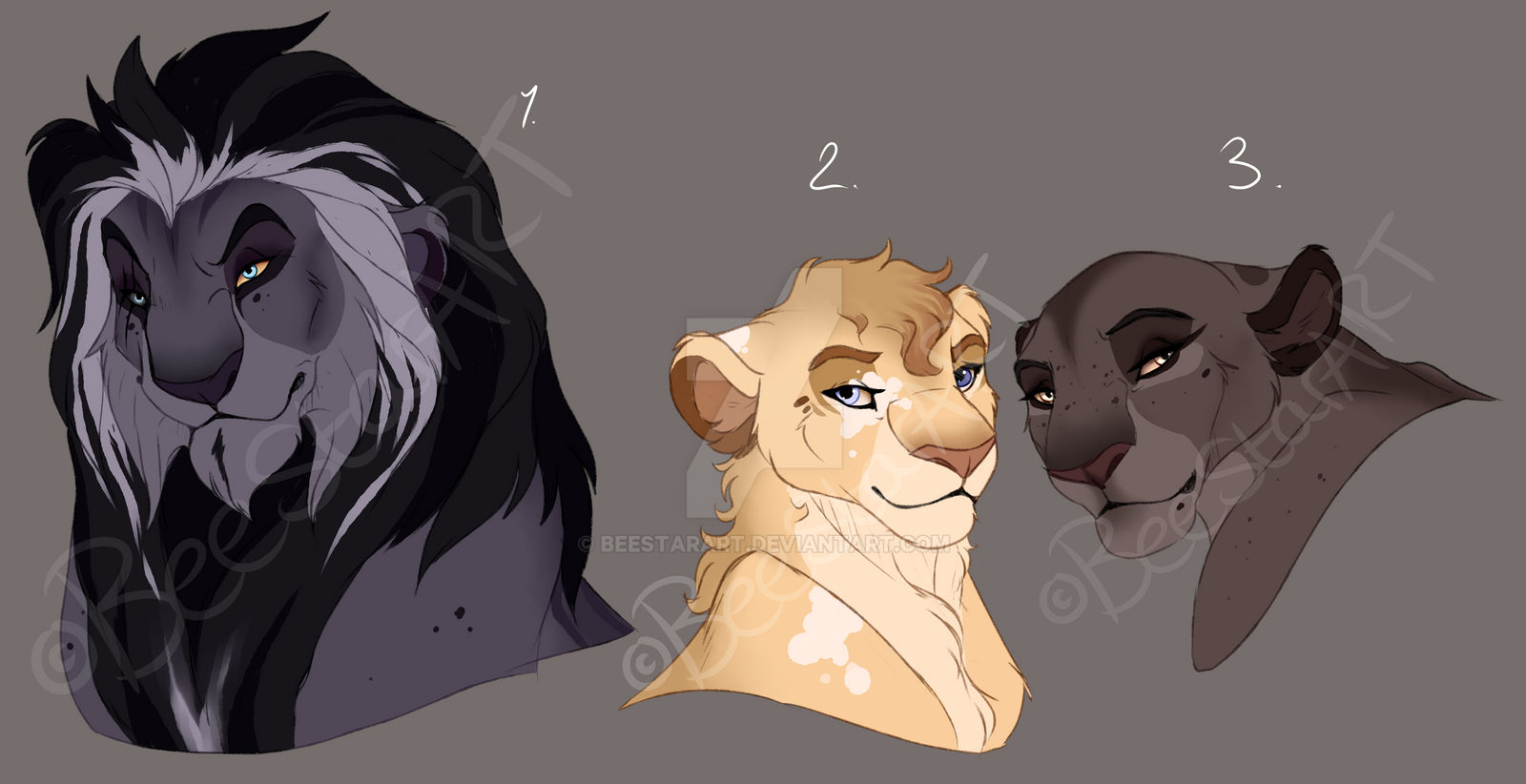 Lion Adopt Closed By Beestarart On Deviantart