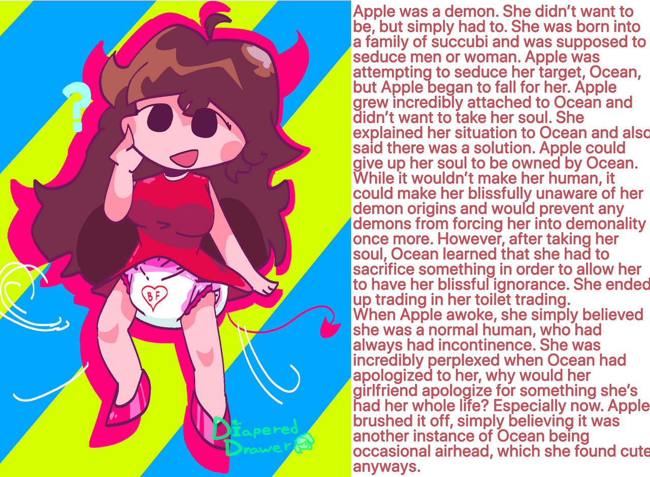 Abdl Caption Apple Has A Solution By Crystalcaptions On Deviantart
