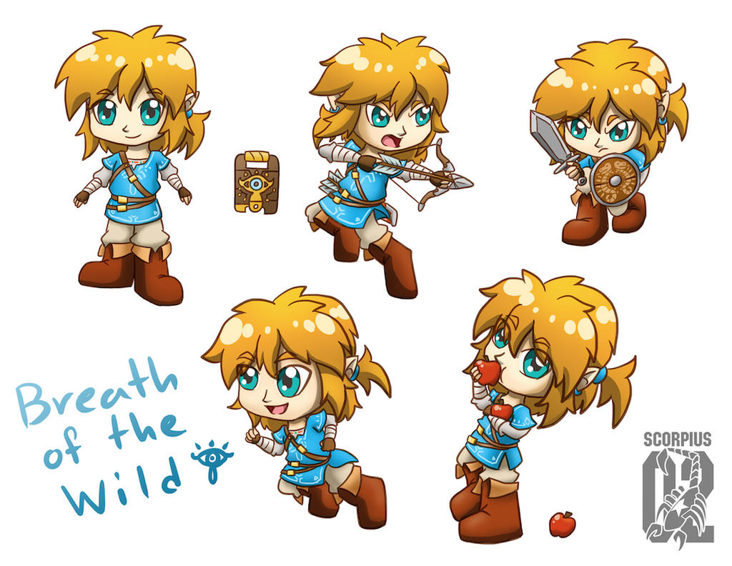 Chibi Link Botw By Scorpius02 On Deviantart