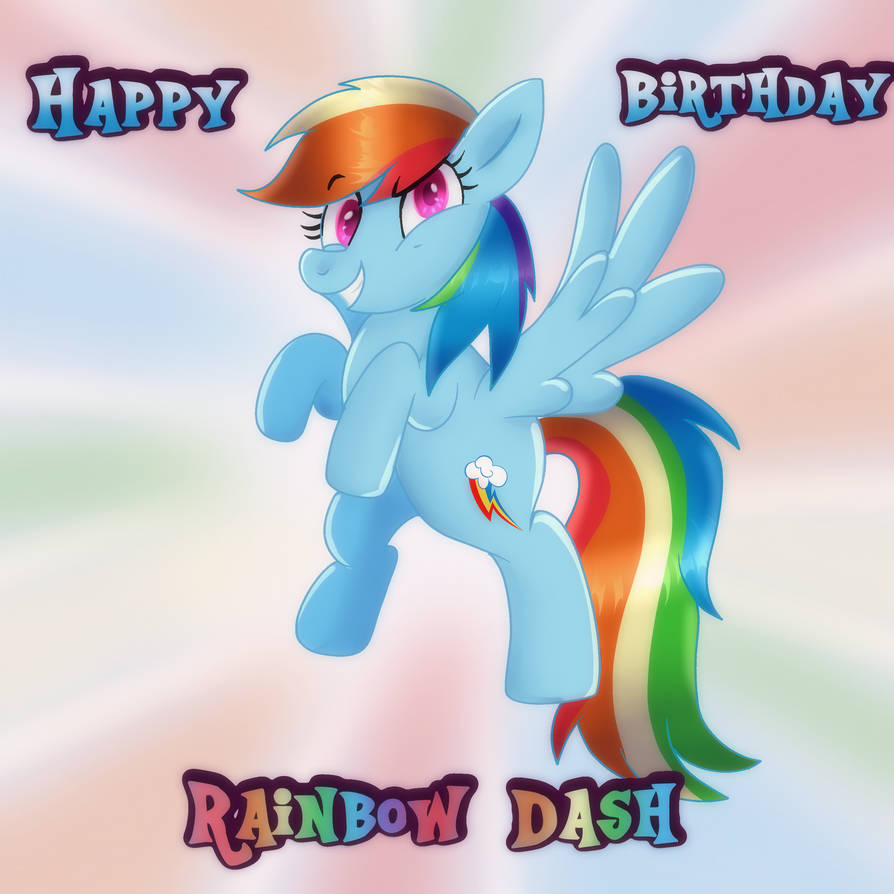 Happy Birthday Rainbow Dash By Doraeartdreams Aspy On Deviantart