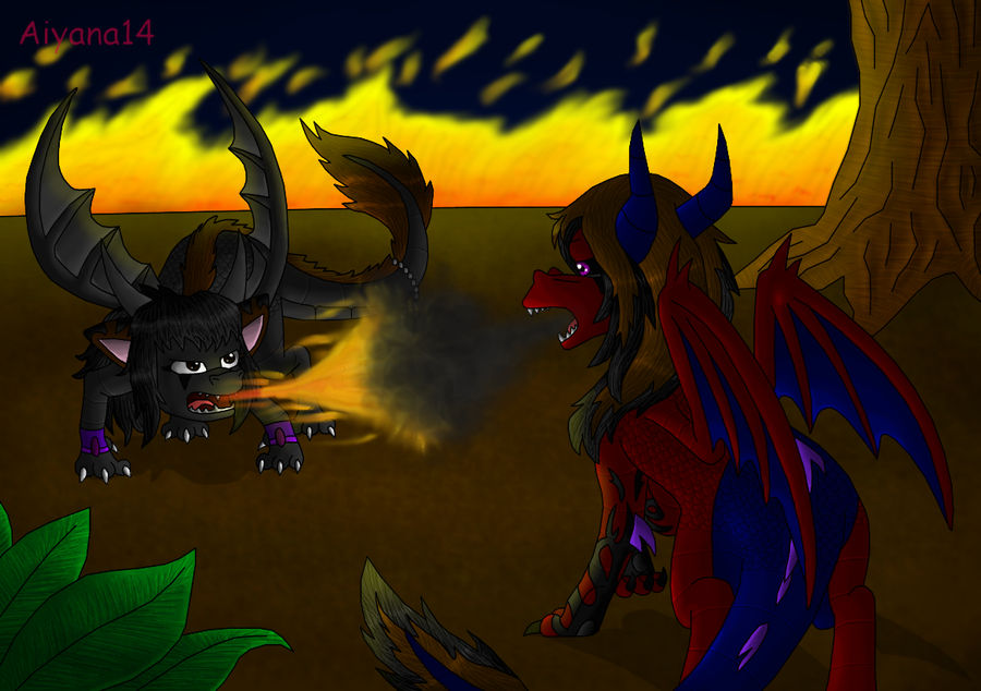 Commission Dark Battle By Aiyanimation On DeviantArt commission-dark-battle-by-aiyanimation-on-deviantart