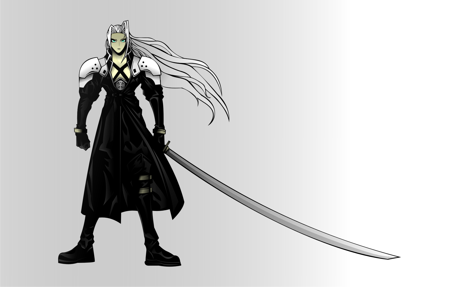 Sephiroth Widescreen by DanMed on DeviantArt