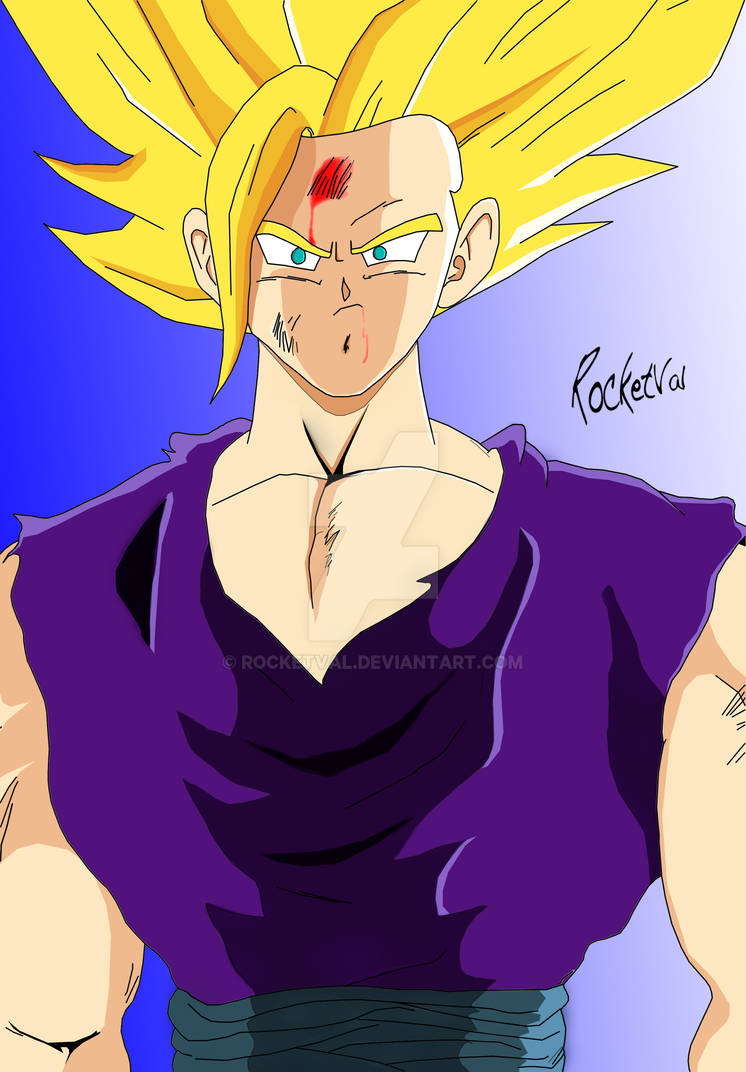 Gohan SSJ2 - Full Color by RocketVal on DeviantArt Gohan SSJ2 - Full Color by RocketVal on DeviantArt