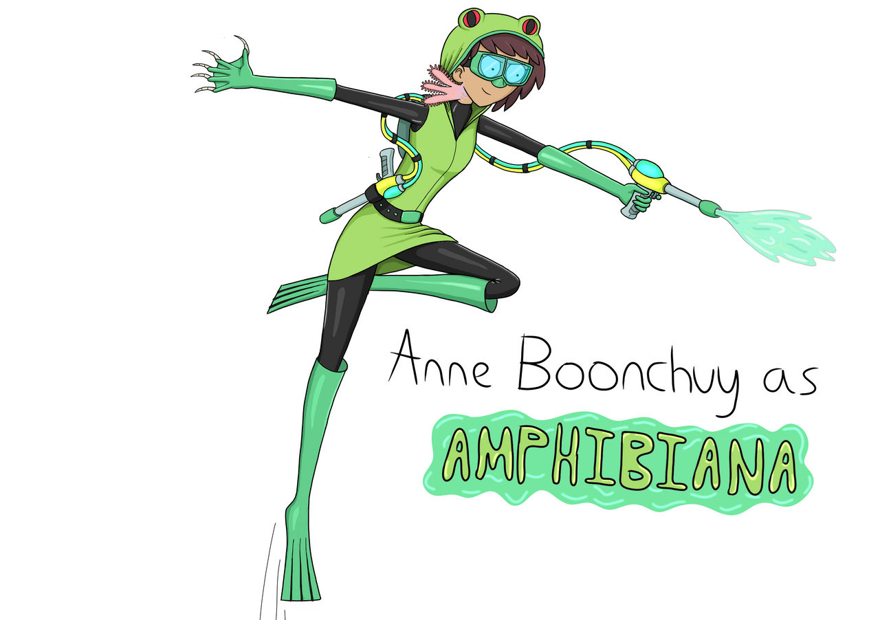 Anne Boonchuy As Amphibiana Digital Version By L0lm4tt On Deviantart