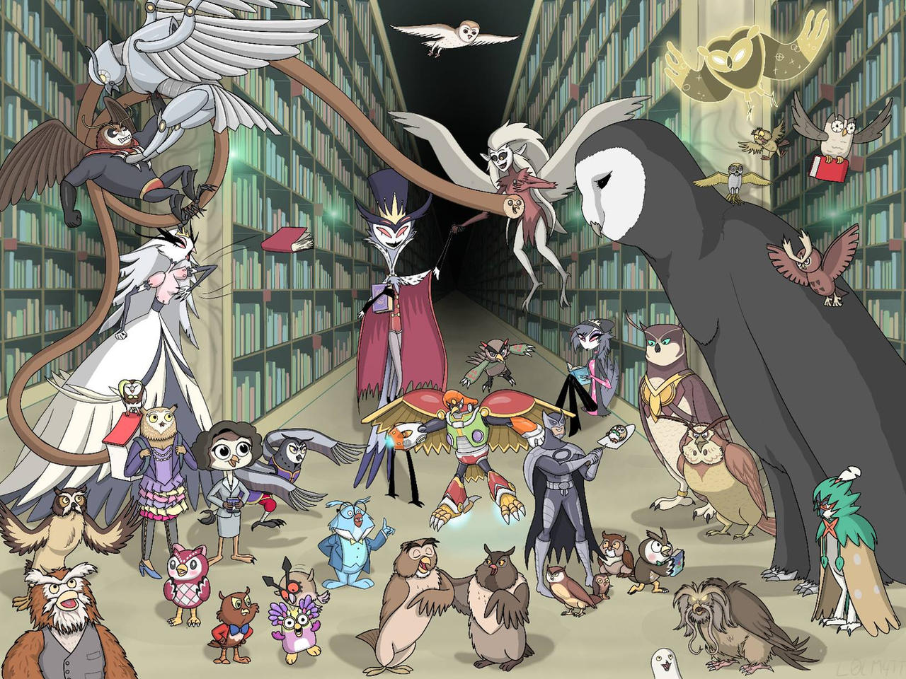 Crazy Cartoon Crossover: Owls by l0lm4tt on DeviantArt Crazy Cartoon Crossover: Owls by l0lm4tt on DeviantArt