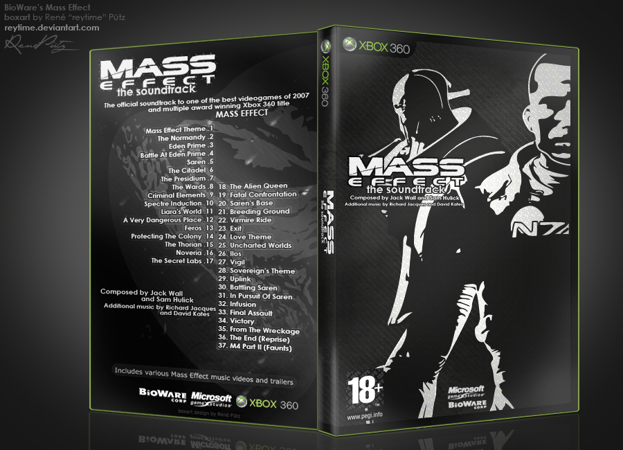 Mass Effect OST Boxart by reytime on DeviantArt