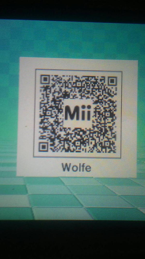 Mii Wolfe Code By 02yakols Firestar On Deviantart