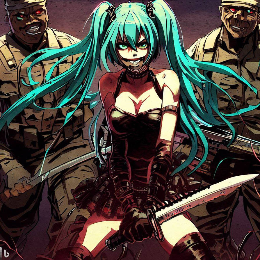 Evil Miku By Happyreaction On Deviantart