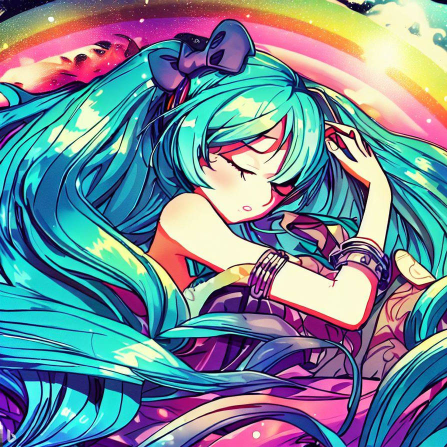 Sleeping Miku By Happyreaction On Deviantart