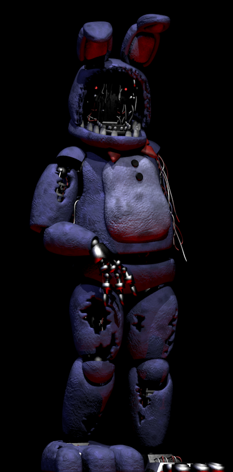 Fnaf Blender Withered Bonnie Render By Ifazbear14i On Deviantart