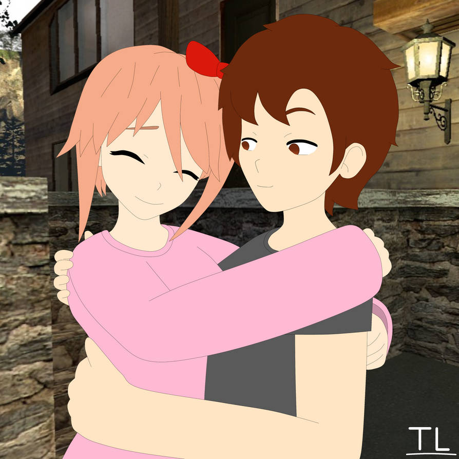 Sayoris Lovely Hug By Thelad Tl On Deviantart