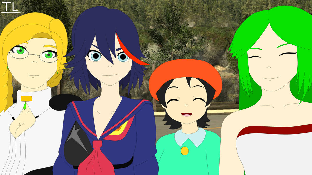 Art Trade Glynda Ryuko Adeleine And Palutena By Thelad Tl On Deviantart