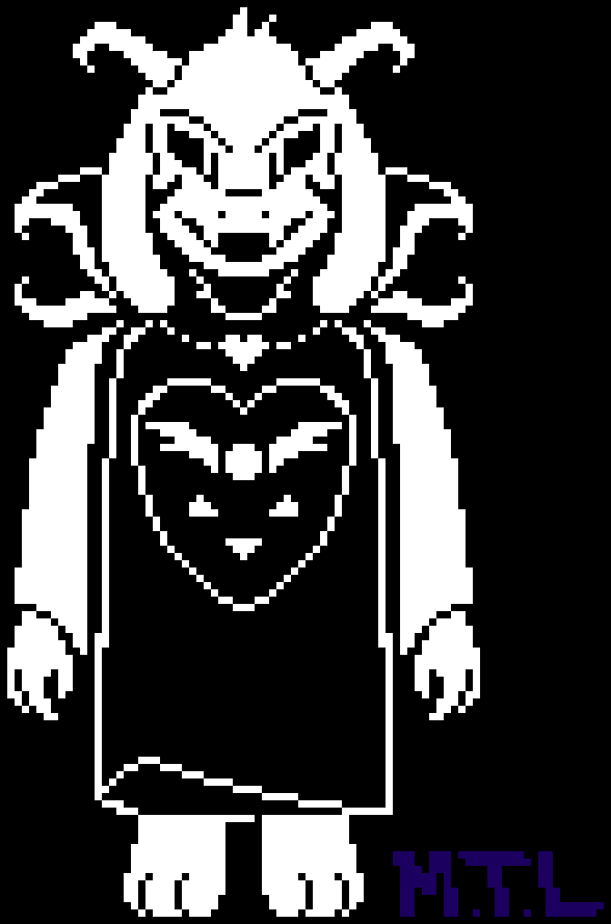 Asriel God Form Sprite By Memertheiemur On Deviantart