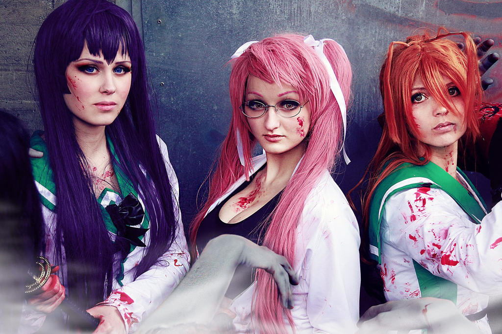 High School Of The Dead Cosplay Group By Mercaspro On Deviantart