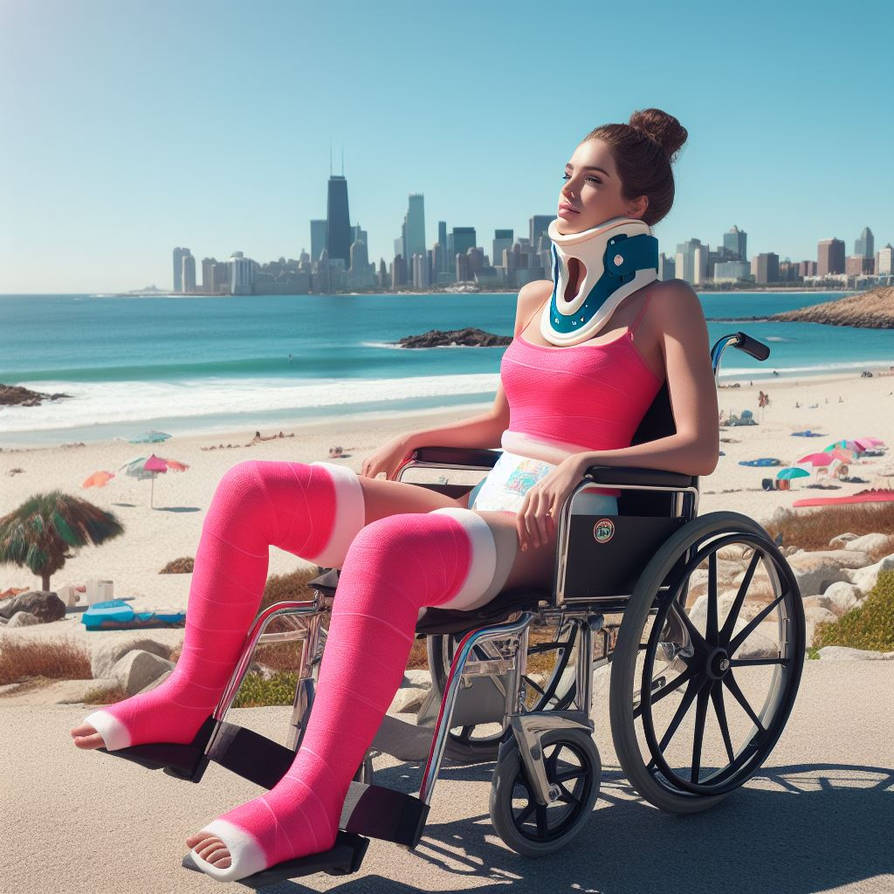 Double Long Leg Cast Beach By Angelinaclark On Deviantart