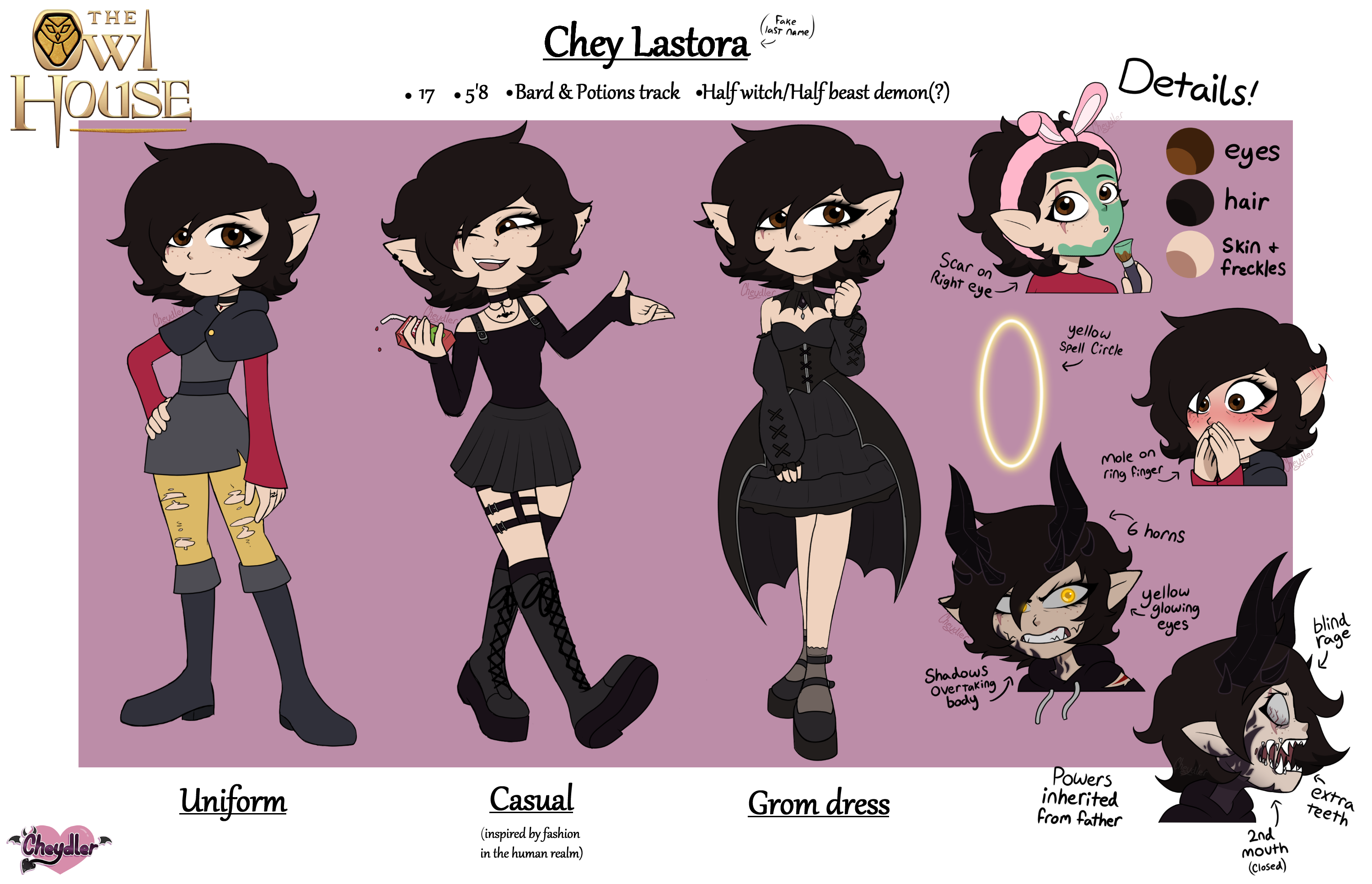 Chey Lastora The Owl House Oc By Cheydler On Deviantart