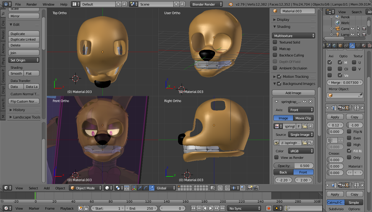 Grawolfquinn Springtrap Wip By Fnafkingofcre On Deviantart
