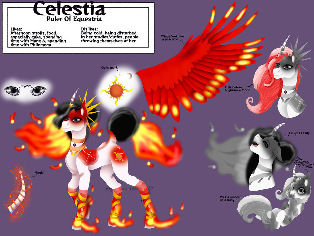 Mlp Celestia Full Ref By Kittylover60 On Deviantart