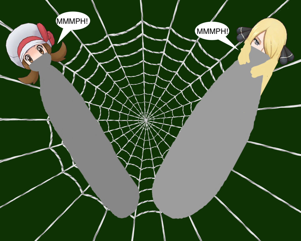 Request Lyra And Cynthia Cocooned By Bluebondager7433 On Deviantart