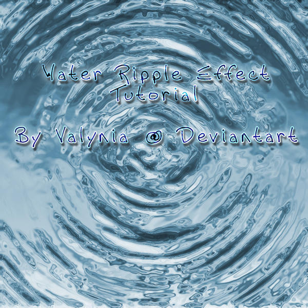 how to draw water ripples in photoshop