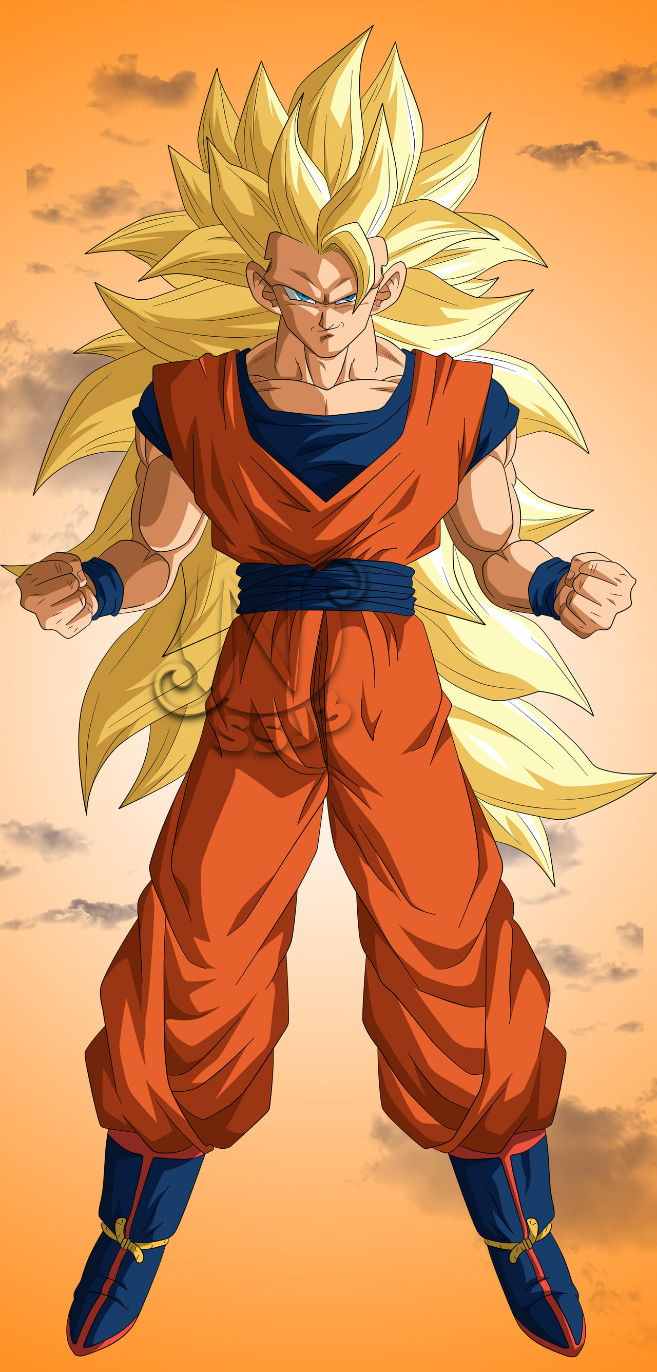 Goku Ssj3 Ready Pose Render By Nourssj3 On Deviantart