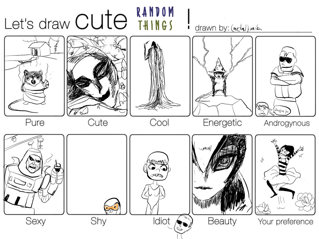 Lets draw cute girls! -meme by metalmiku on DeviantArt Lets draw cute girls! -meme by metalmiku on DeviantArt
