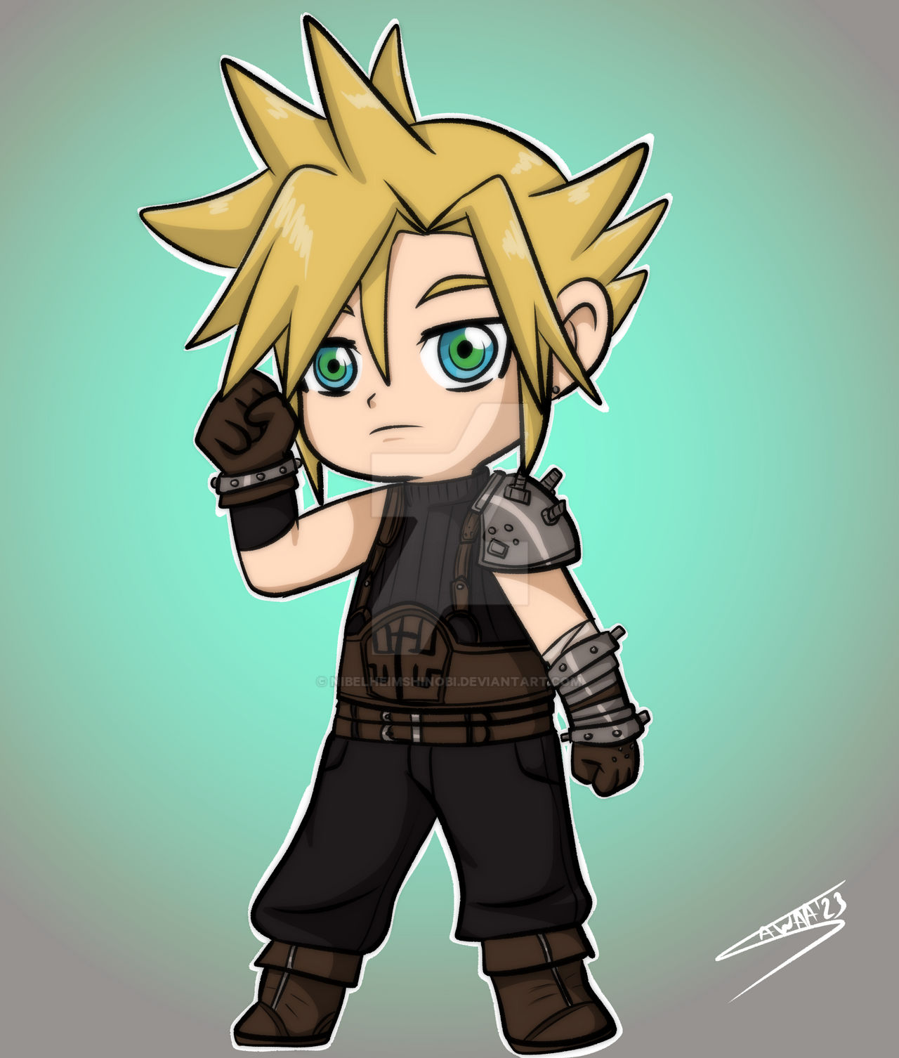 Chibi Cloud By Nibelheimshinobi On Deviantart