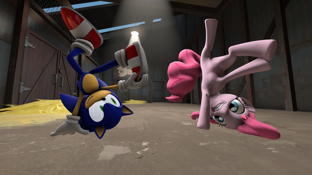 Sonic And Pinkie Pie By S0nic10 On Deviantart