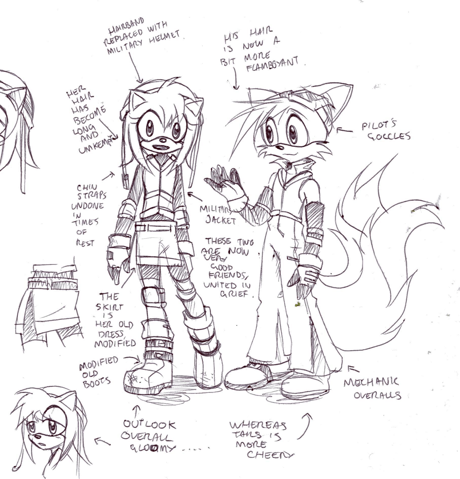 Amy and Tails AU by Looby-the-Pirate on DeviantArt