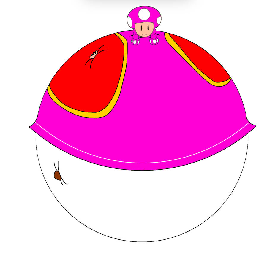 Toadette Inflated By Skyb2012 On Deviantart