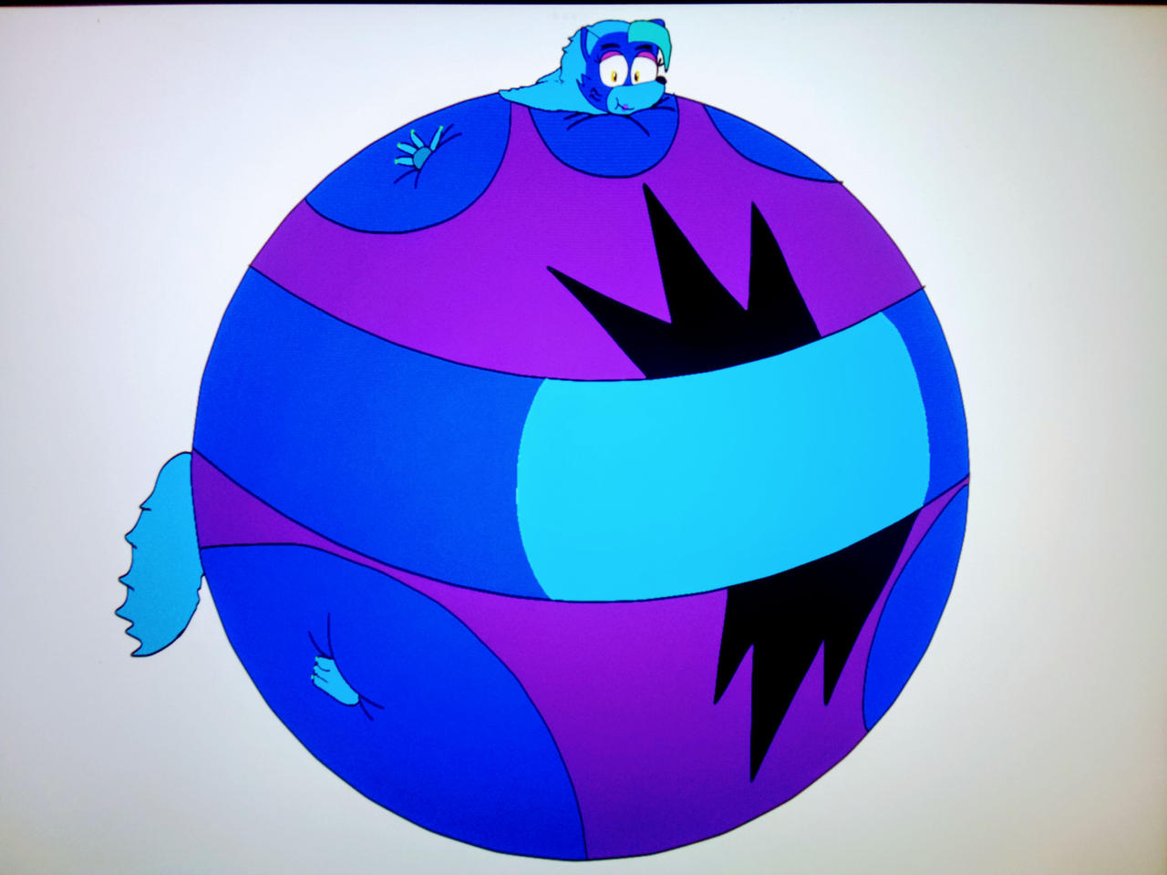 Roxanne Wolf Blueberry Inflated By Skyb2012 On Deviantart
