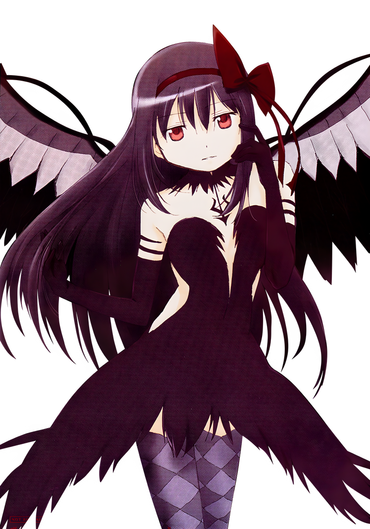 Devil Homura Akemi Render 4 By Wtfbooomsh On Deviantart