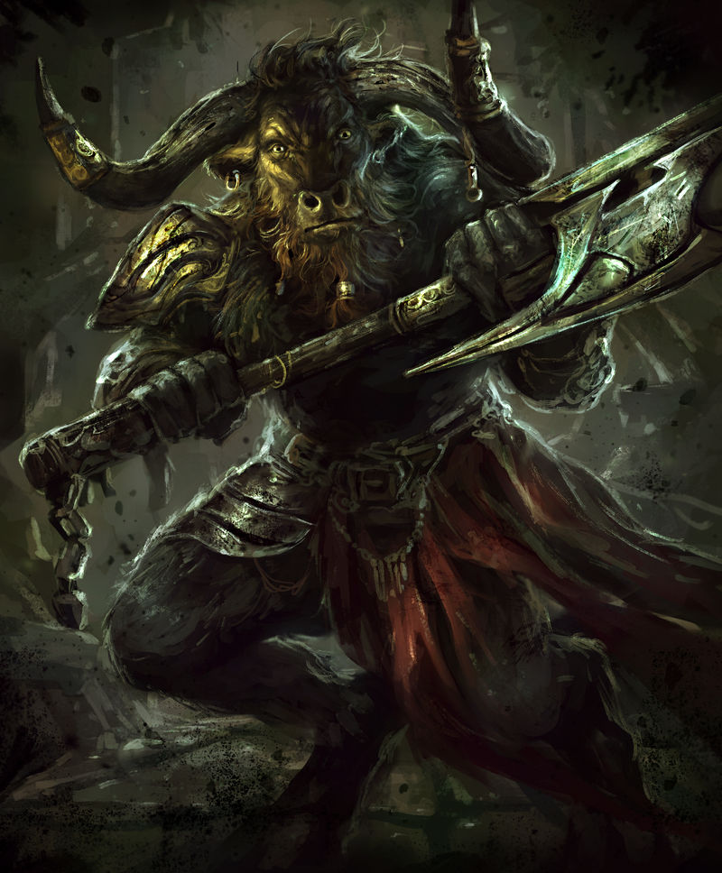 Minotaur Arcane Gladiator Tcg By Manthoslappas On Deviantart