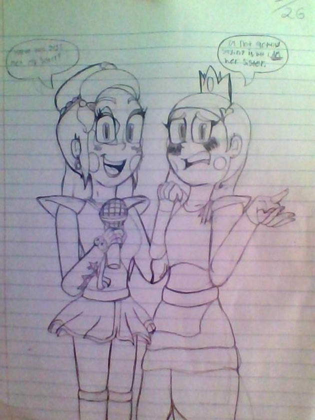Glamrock Lily And Violet By Fnaf La On Deviantart