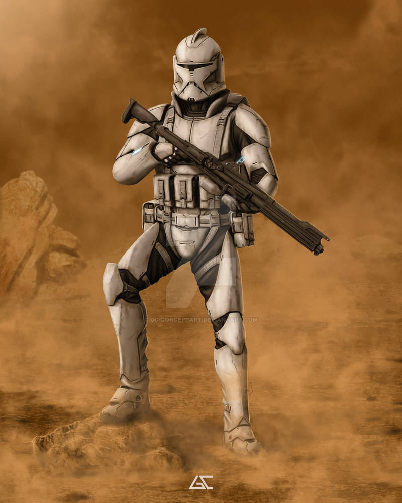 Star Wars Clone Redesign By Gc Conceptart On Deviantart