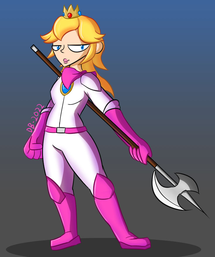 Badass Peach By Duck Bacon On Deviantart
