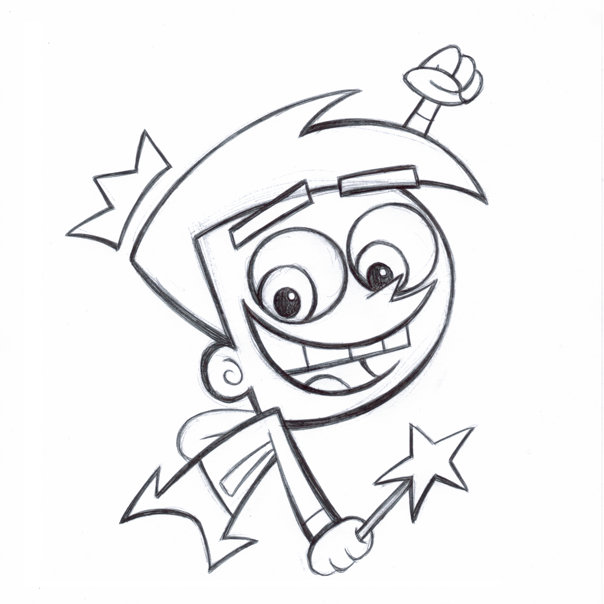 Cosmo pen sketch by enigmawing on DeviantArt