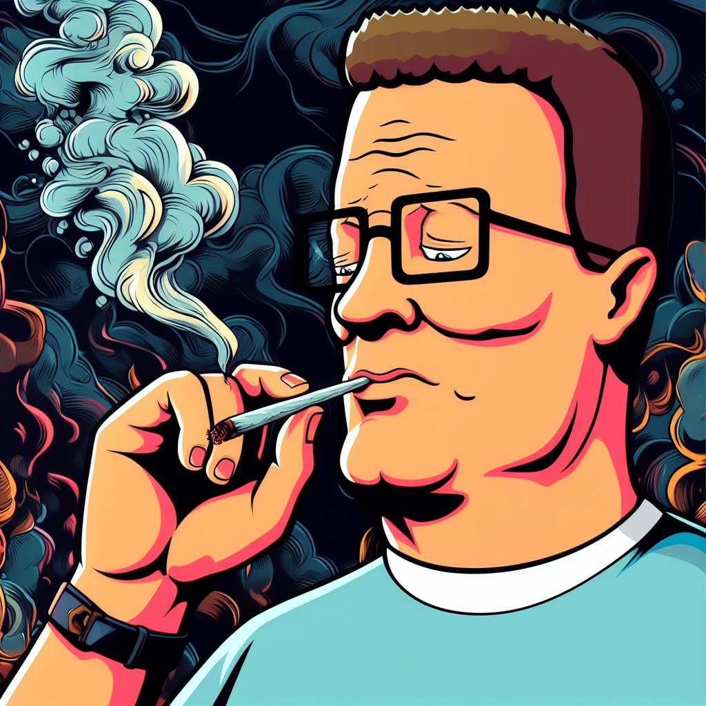 King Of The Hill Hank Hill Smoking By Murloc1989 On Deviantart