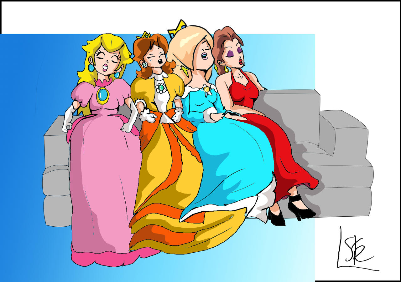 Peach Daisy Rosalina And Pauline By Dondaz75 On Deviantart