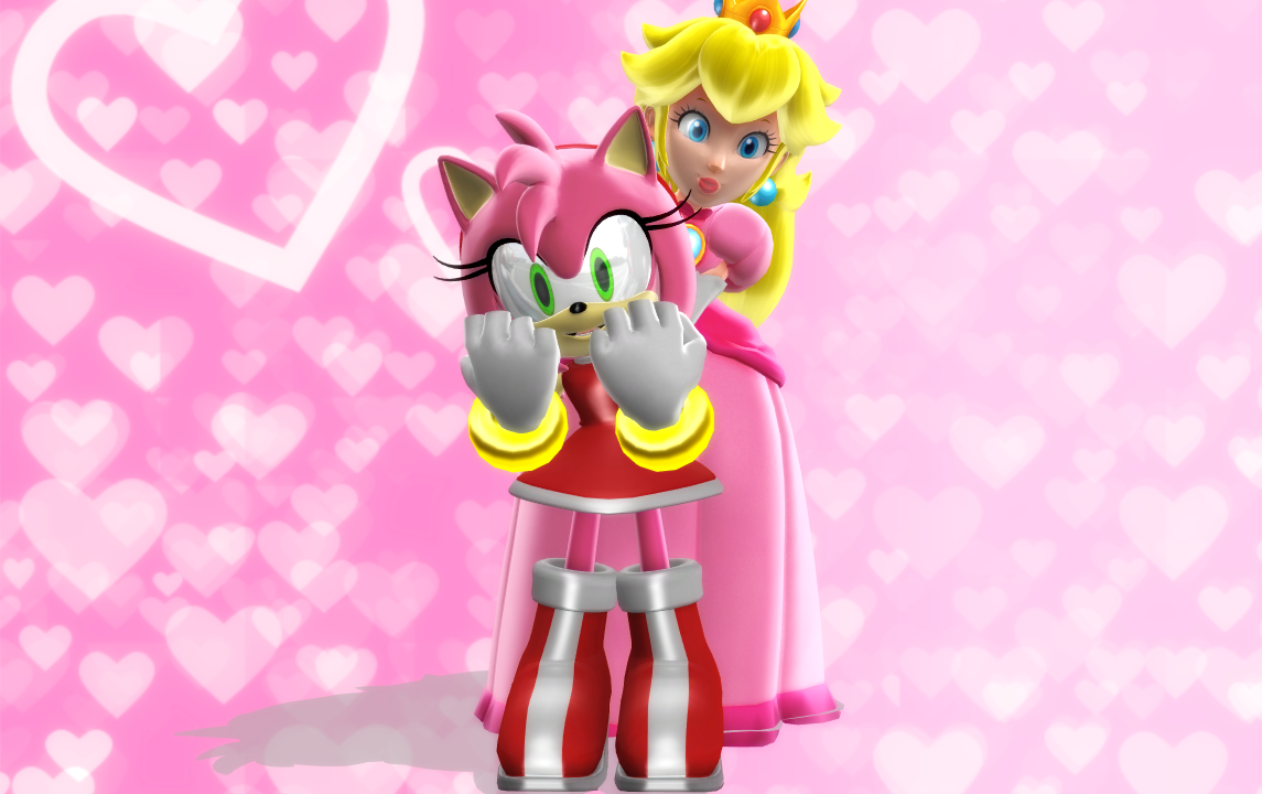 Amy And Peach By Luvanddeathinall On Deviantart
