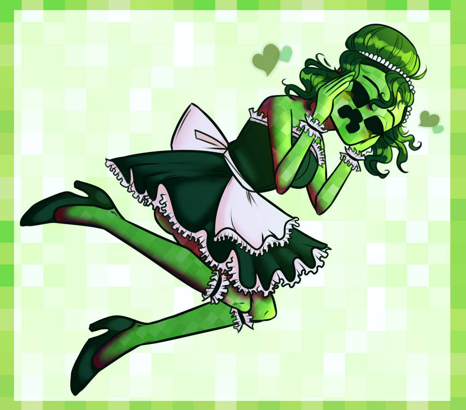 Creeper Maid By Wolfcakex3 On Deviantart